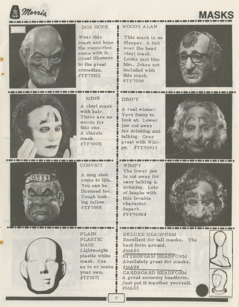 1983-84 Cesar Vinyl Masks | Blood Curdling Blog of Monster Masks