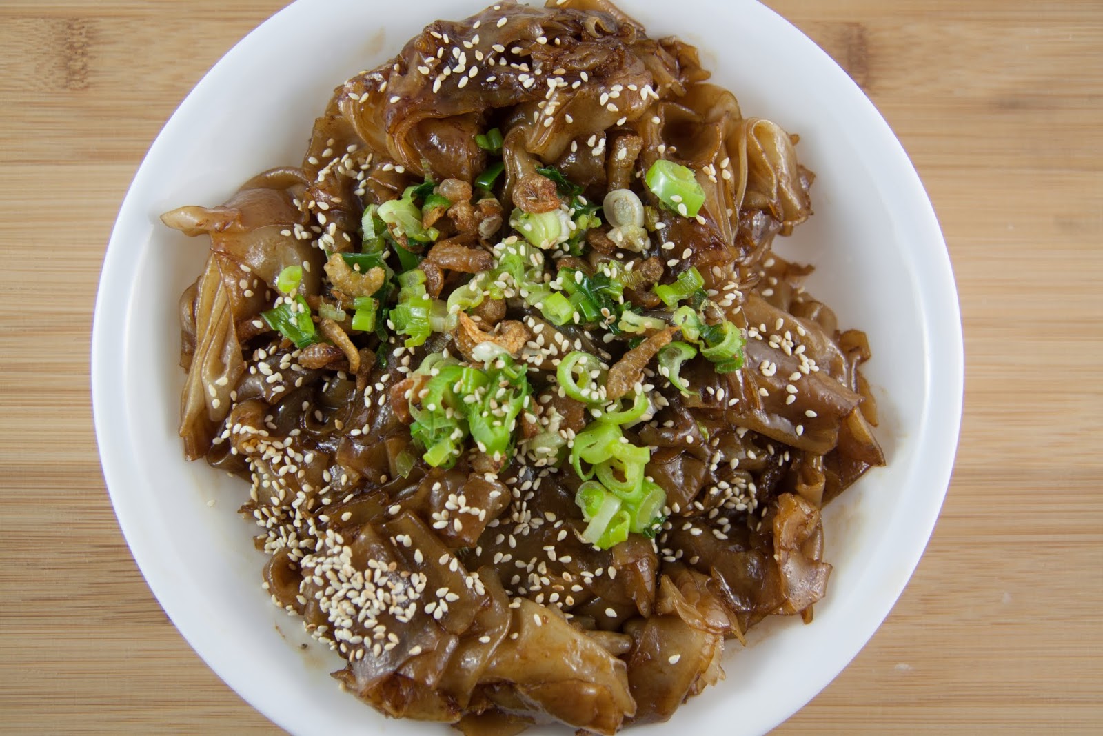 One Wok, One Pot, One Pan: Cheong Fan (steamed rice noodles) with ...