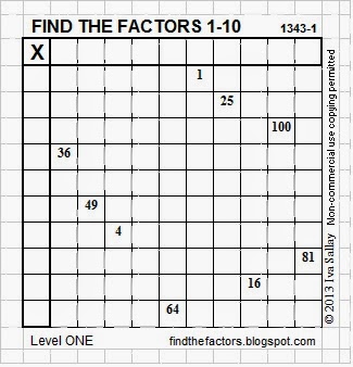 Find the Factors: Perfect Squares