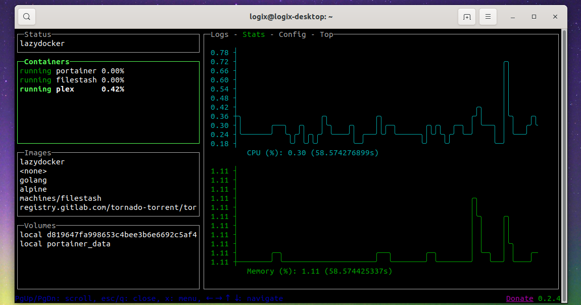 LazyDocker: New Docker And Docker Compose Terminal UI - Linux Uprising Blog LazyDocker: New Docker And Docker Compose Terminal UI - Linux Uprising Blog