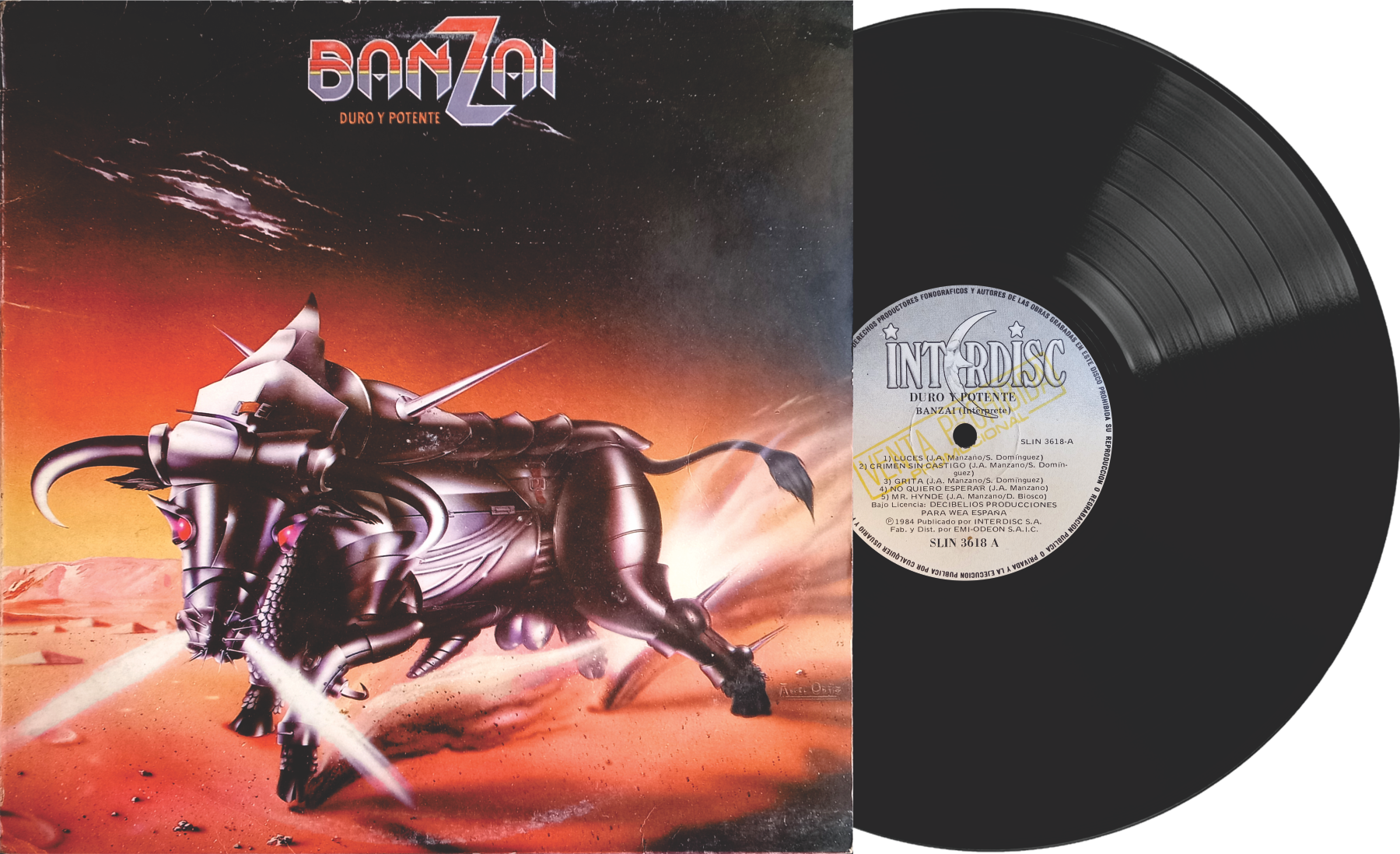 La mejor musica; la ochentosa!: BANZAI - EDICIONES ARGENTINAS