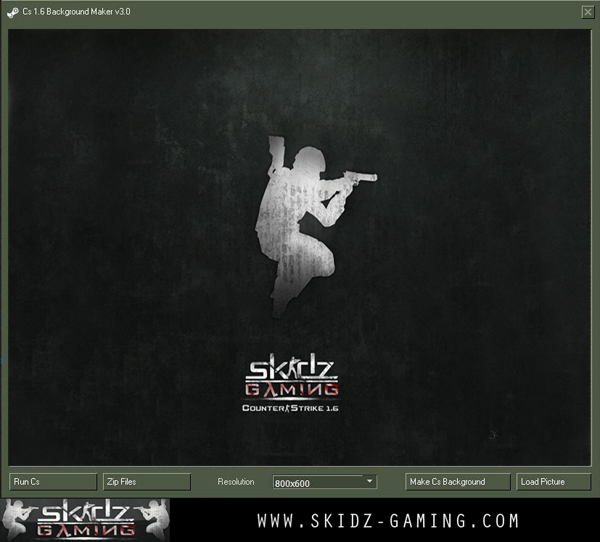 skidzGλMING © ᴮᴸᴼᴳ : CS 1.6 Background Maker v3.0