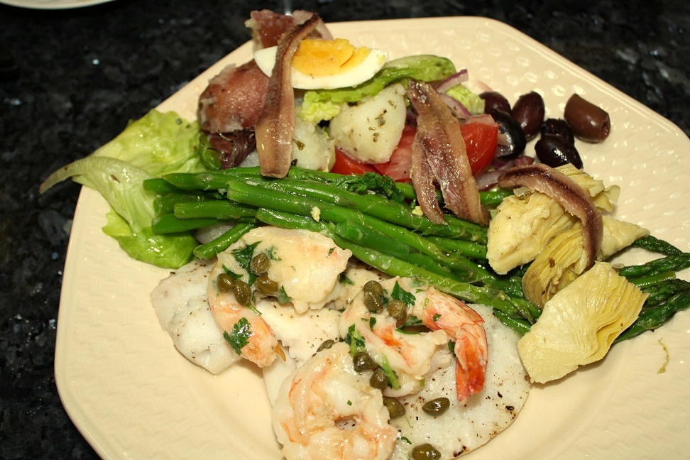 Big Dude's Eclectic Ramblings: Crappie With Shrimp In Lemon Scampi ...