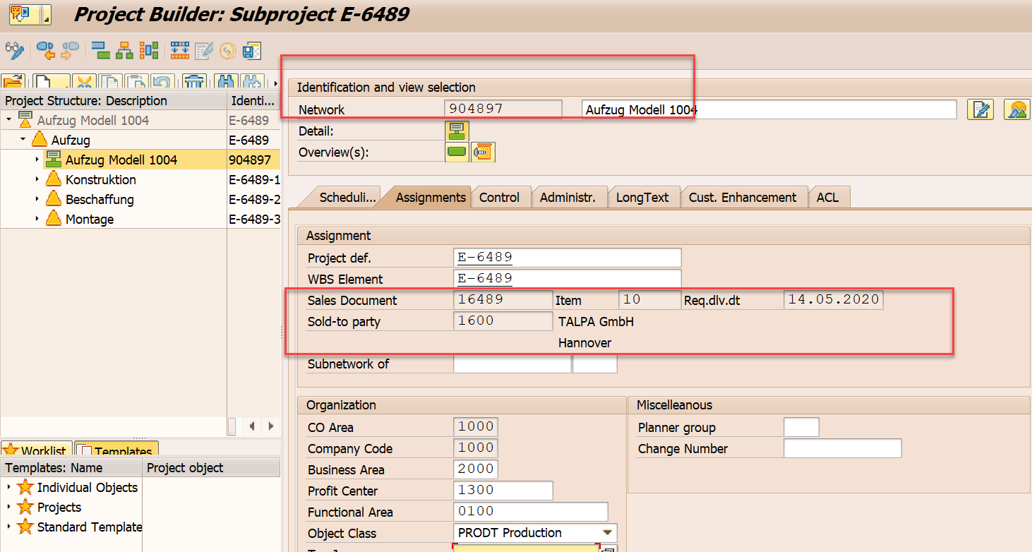 SAP SD/PS Integration : Assembly Processing ATO