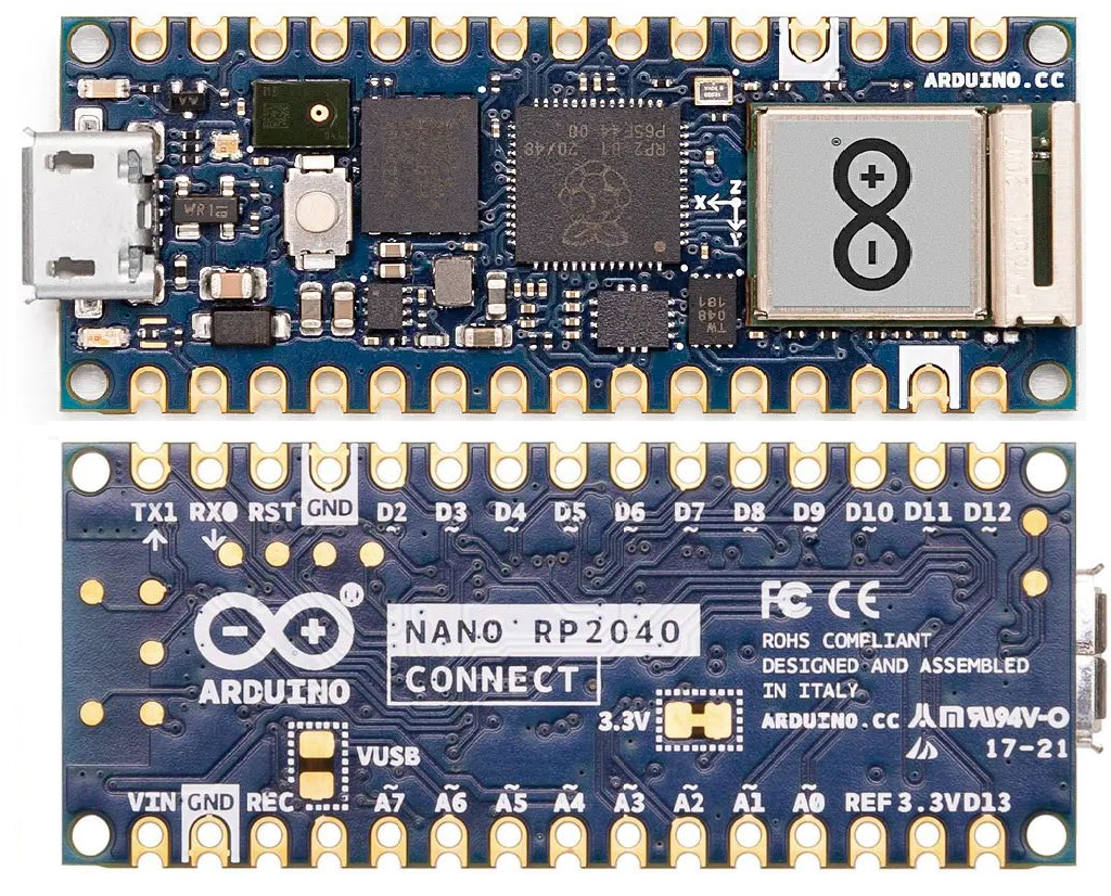 https://jorgechac.blogspot.com: Nueva Placa Arduino Nano RP2040 Connect