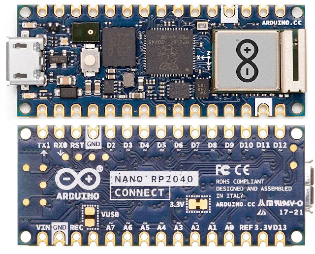 https://jorgechac.blogspot.com: Nueva Placa Arduino Nano RP2040 Connect