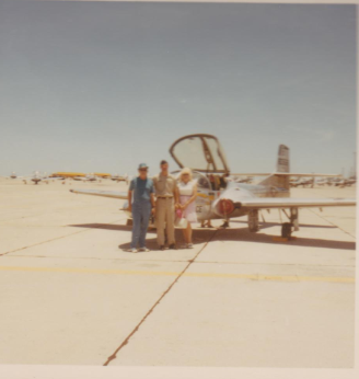 Laughlin Air Force Base: T-37 on the Laughlin Flightline July 1970