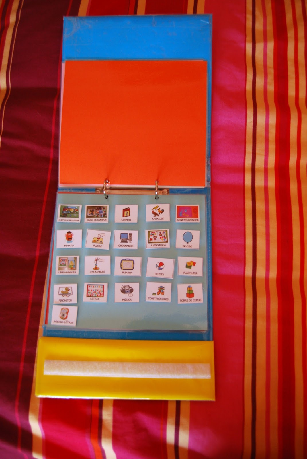 El baúl de A.L: PECS: Libro de comunicación "TIRA FRASE"