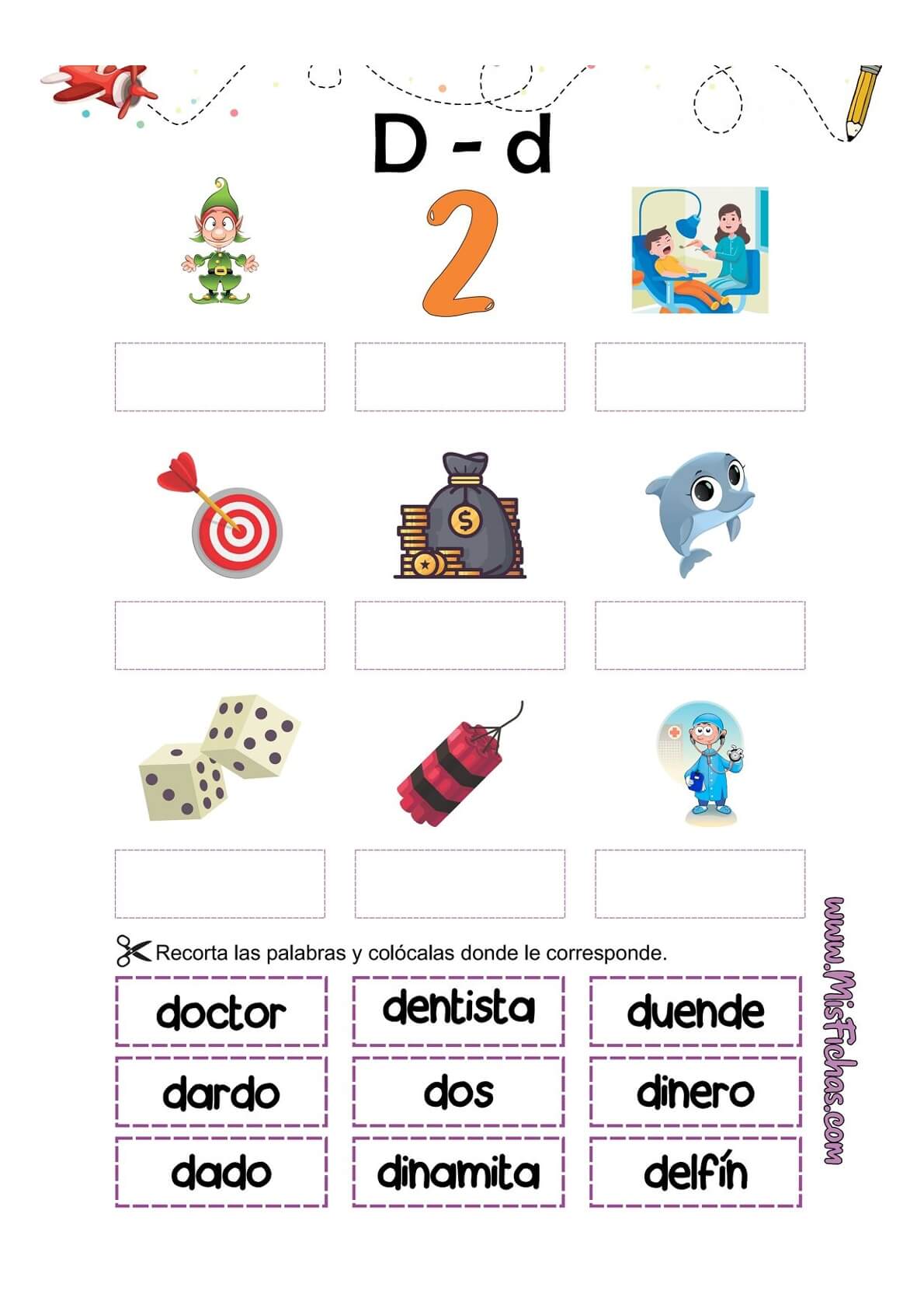Fichas para Sílabas Da De Di Do Du | Materiales Educativos para Maestras