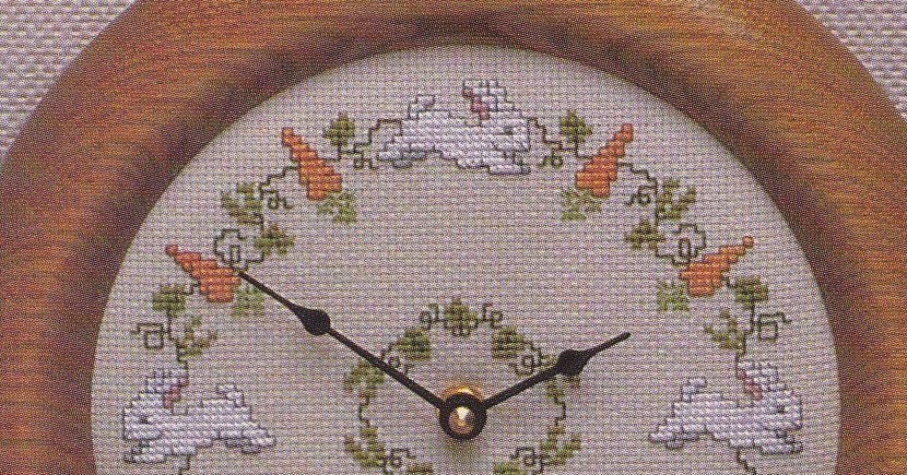 Cat's Vintage Collection: Rabbit Clock Face