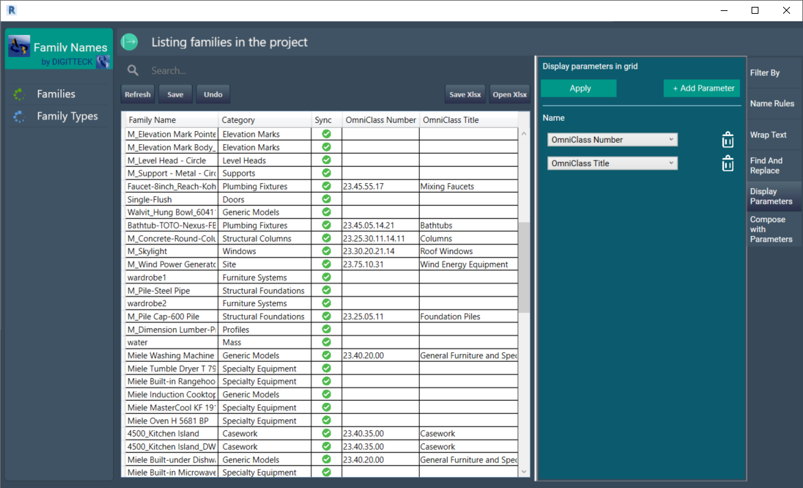 Revit Add-Ons: Family Names v2.0
