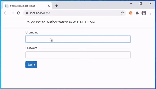 Policy Based Authorization In Aspnet Core