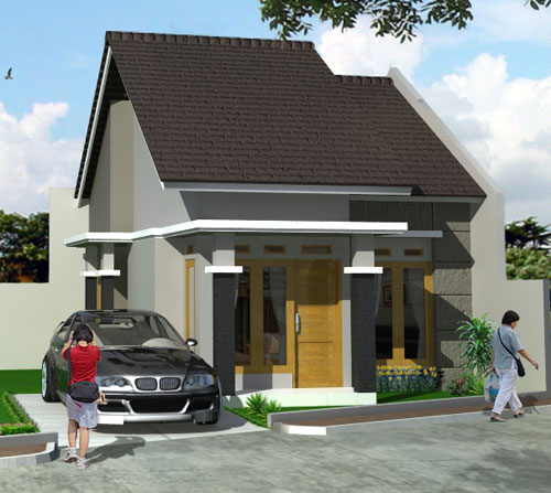 CONTOH DESAIN RUMAH MODEL MINIMALIS MODERN TYPE DAN GAMBAR TERBARU ...