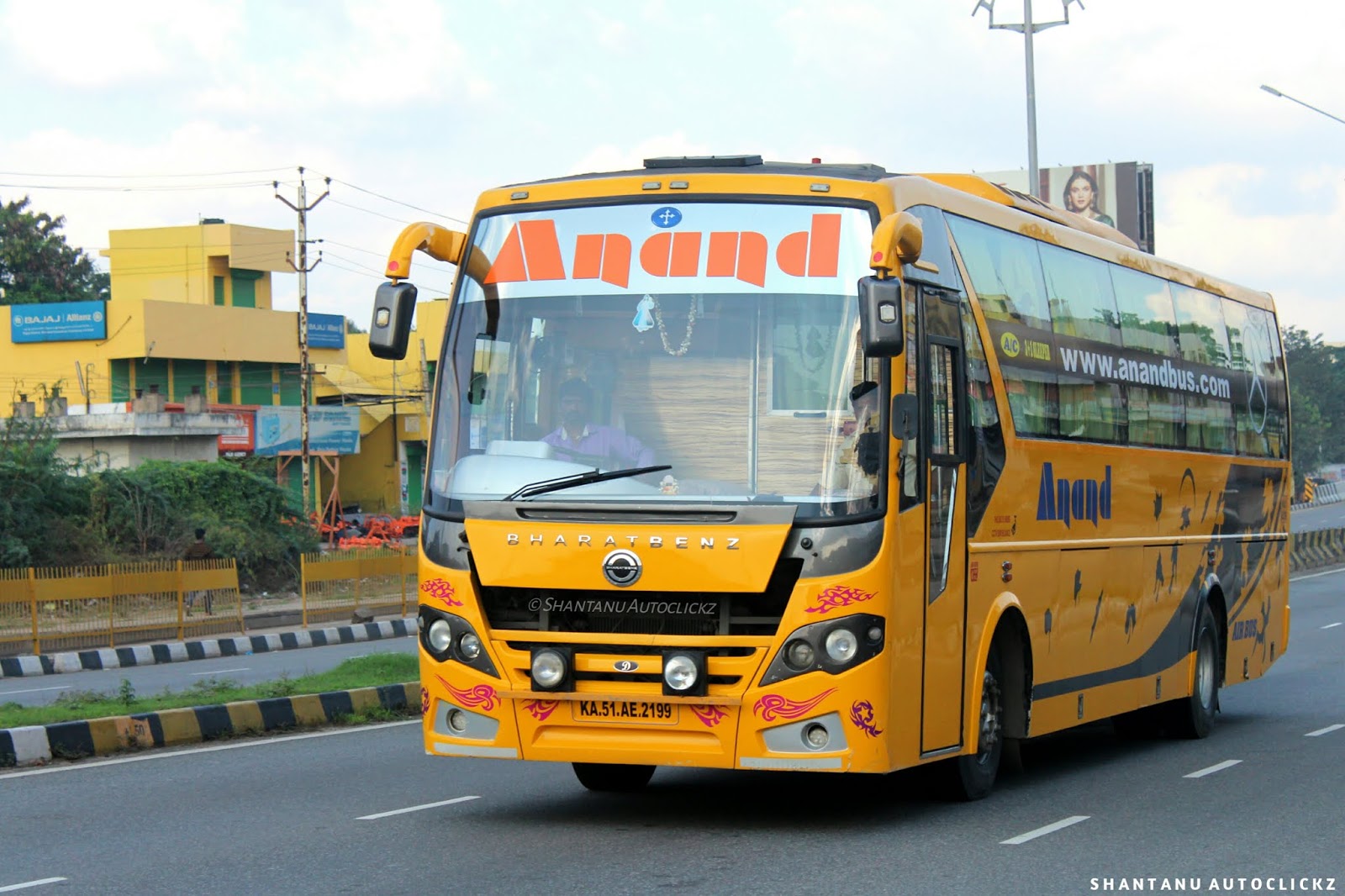 Shantanu Autoclickz: Anand Travels Bharatbenz Damodar Built 2+1 AC ...