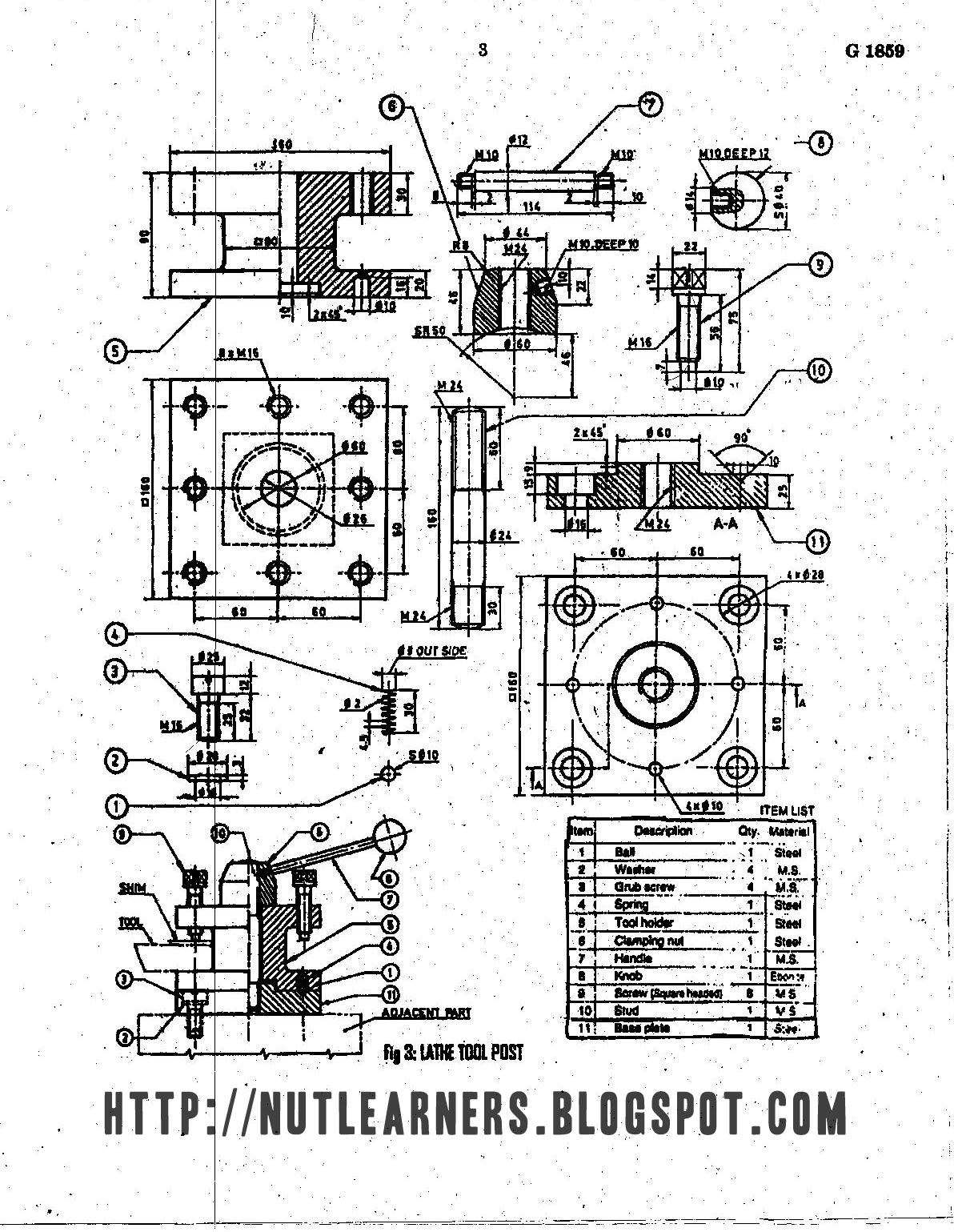 Machine Drawing Mg University Question Paper Nut Learners