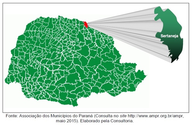 O município de Sertaneja-PR - Hora de Colorir - Atividades escolares