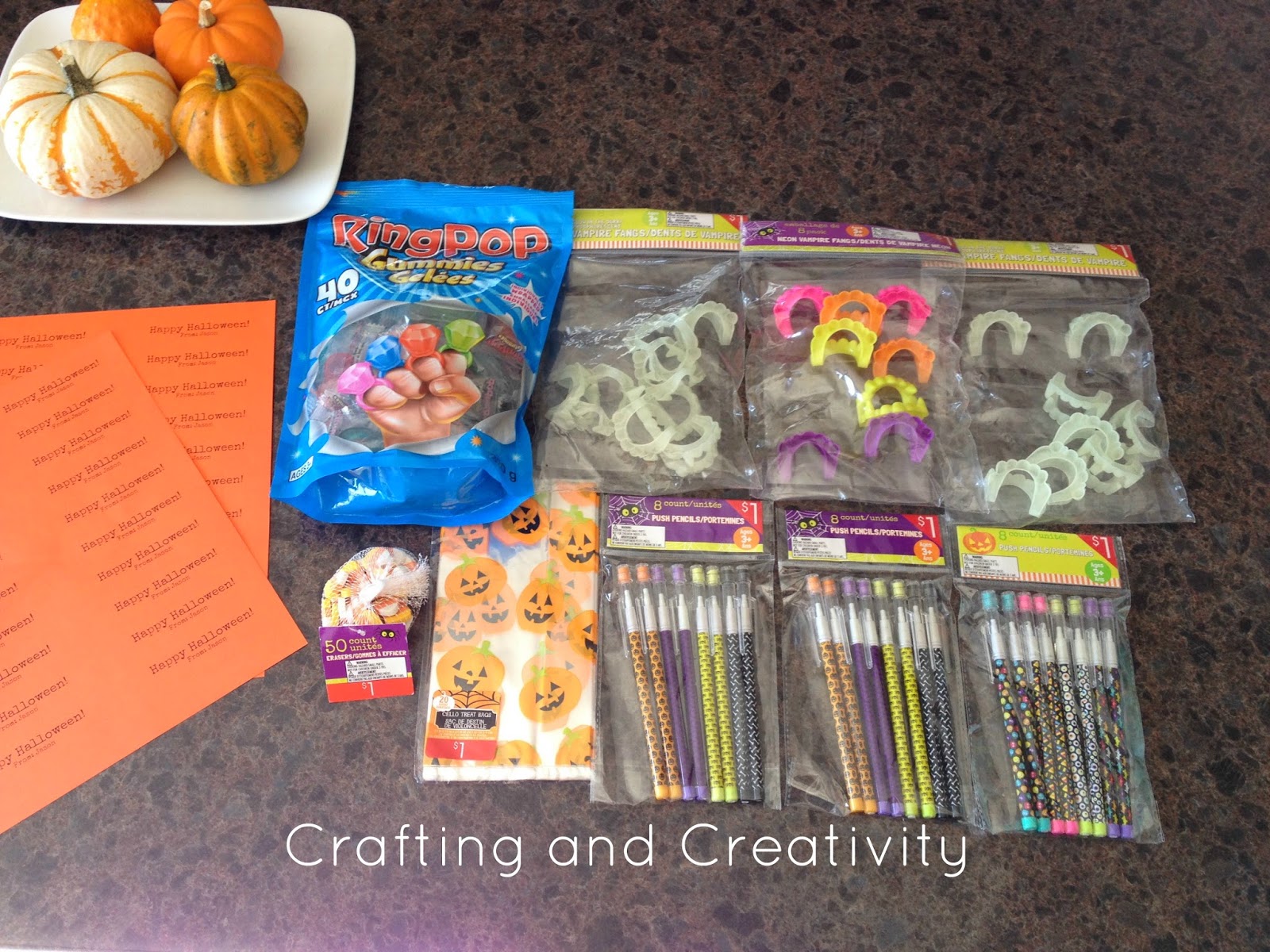 Crafting and Creativity: Simple Halloween Favors for Classmates