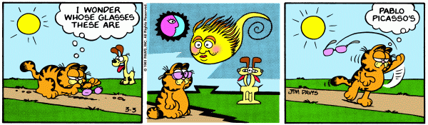 Art. Paper. Scissors. Glue!: Sunday Comic