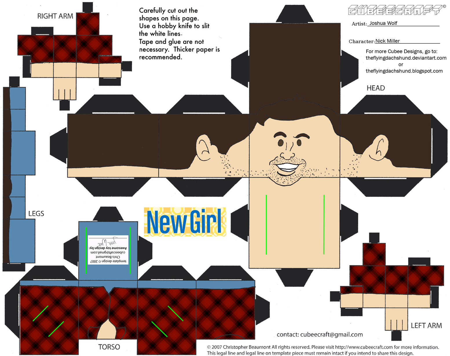 De cubeecraft y algo más: Cubeecraft - New Girl