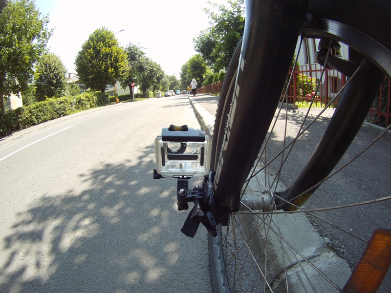 GoPro Bike Mount Improvisation Using Only The Helmet Mount ...