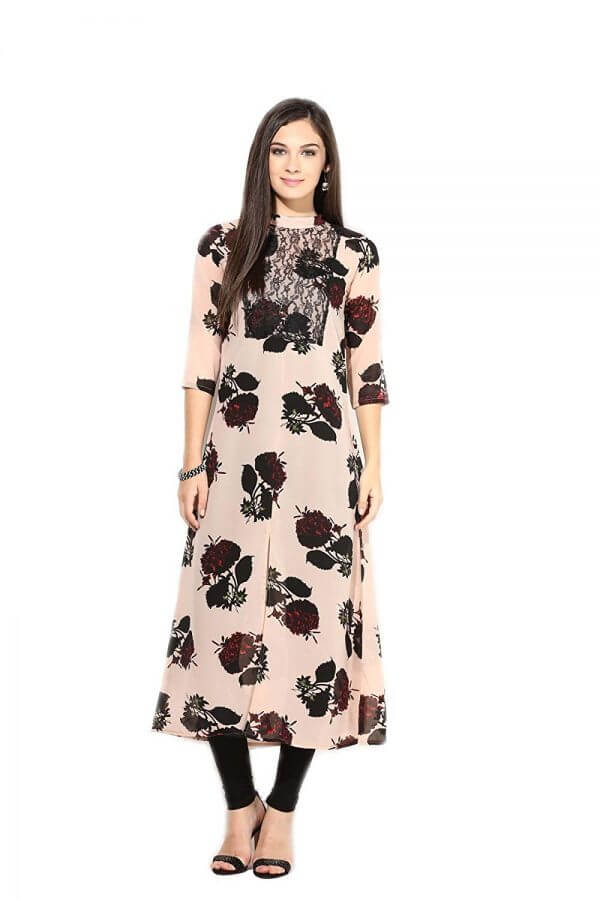 Georgeous Georgette Kurti Designer for Girls