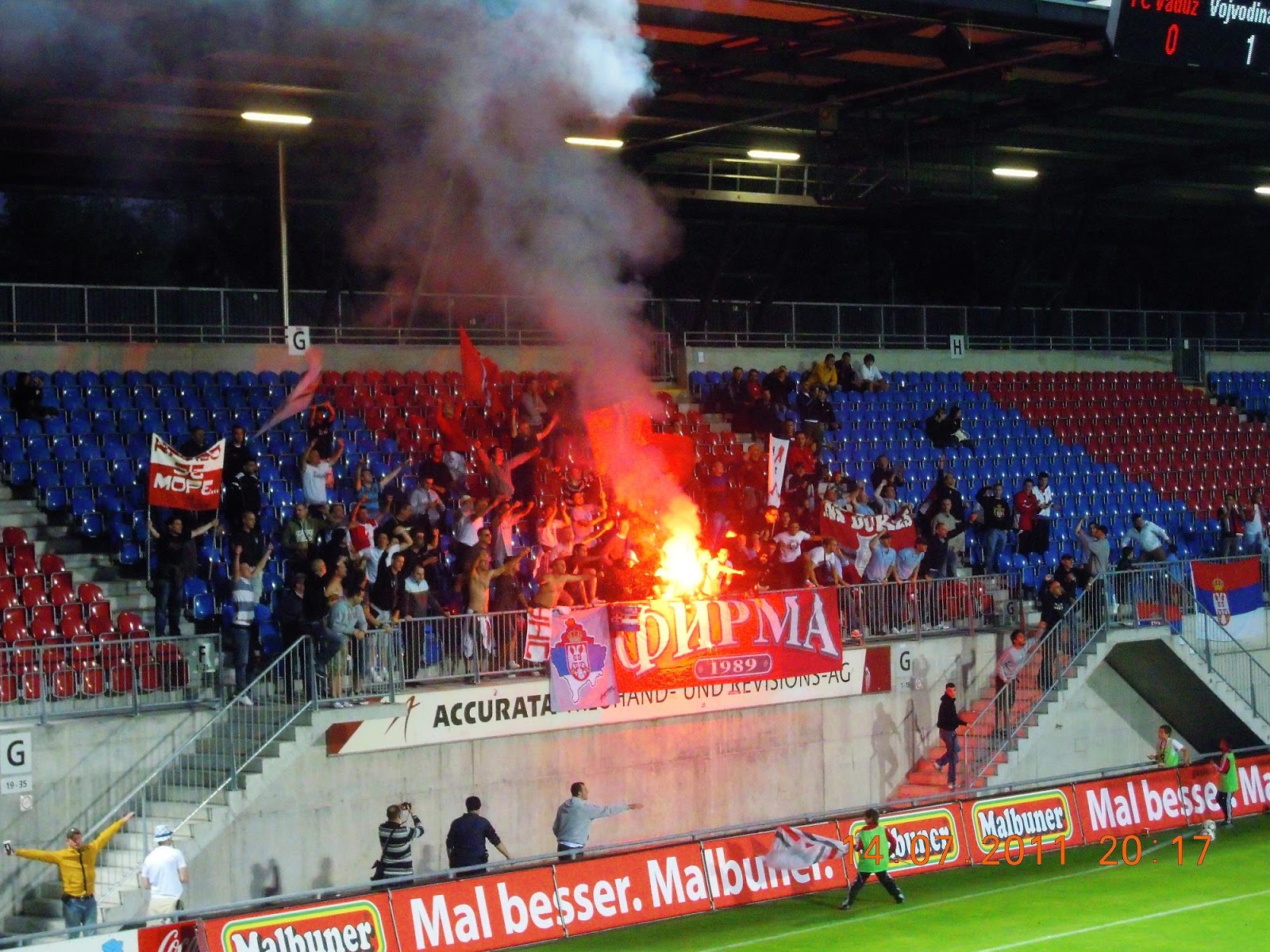passion 12: FC Vaduz - FK Vojvodina Novi Sad 14.07.2011