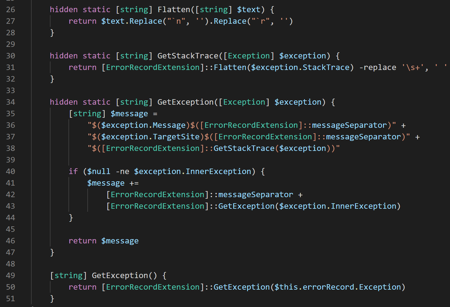 Jan David Narkiewicz (Developer): PowerShell: Handling/Logging Exceptions