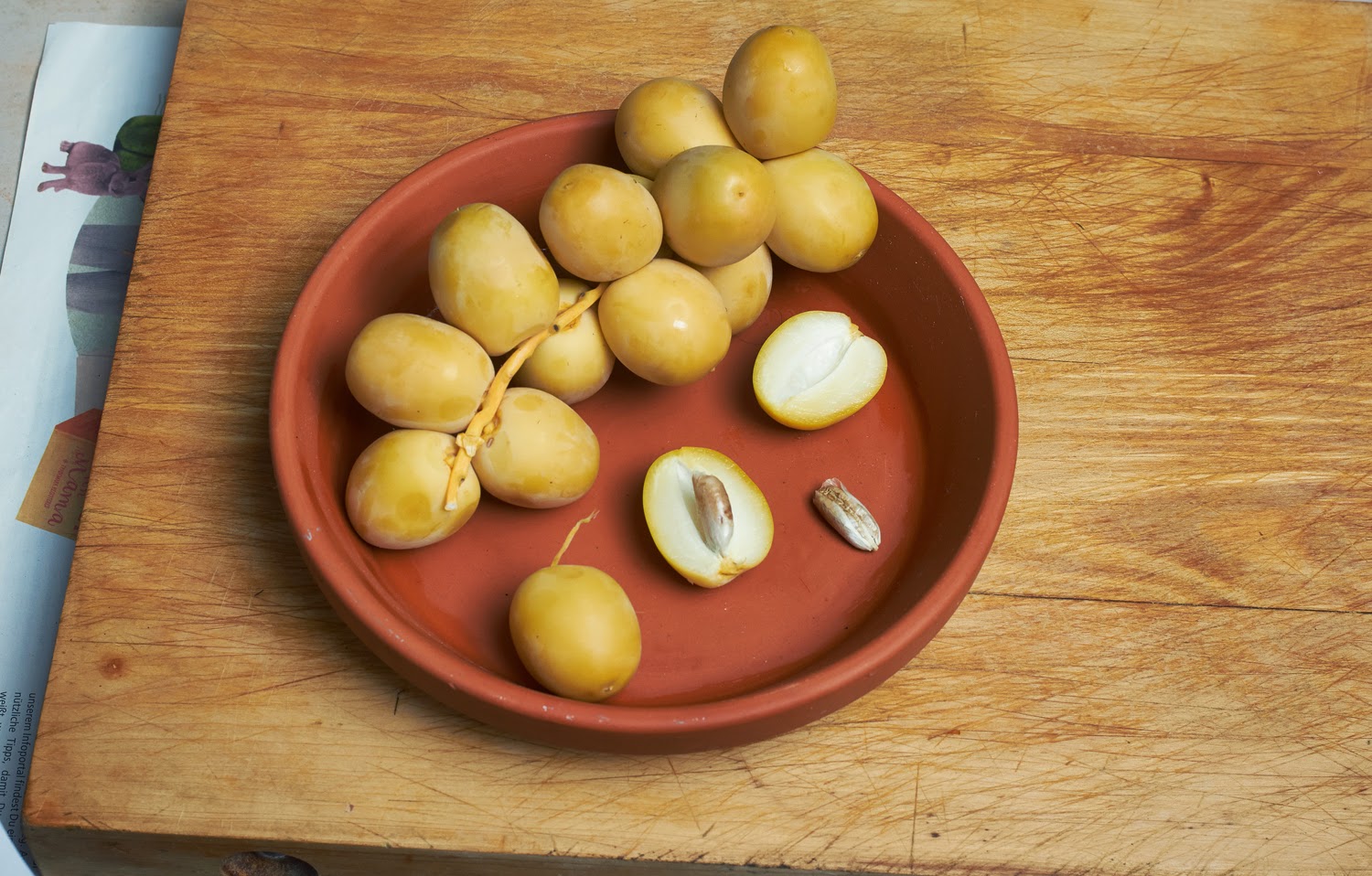Pane e Coperto: Frische Datteln im September