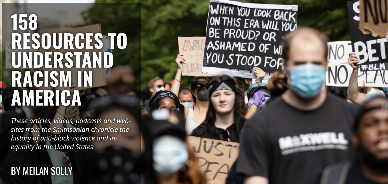 Smithsonian provides 158 resources to understand racism in America ...