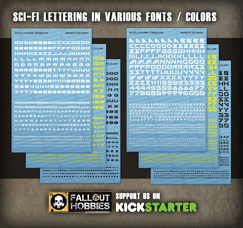 Pro-Quality Custom Wargame Decals. Fallout Hobbies Kickstarter ...
