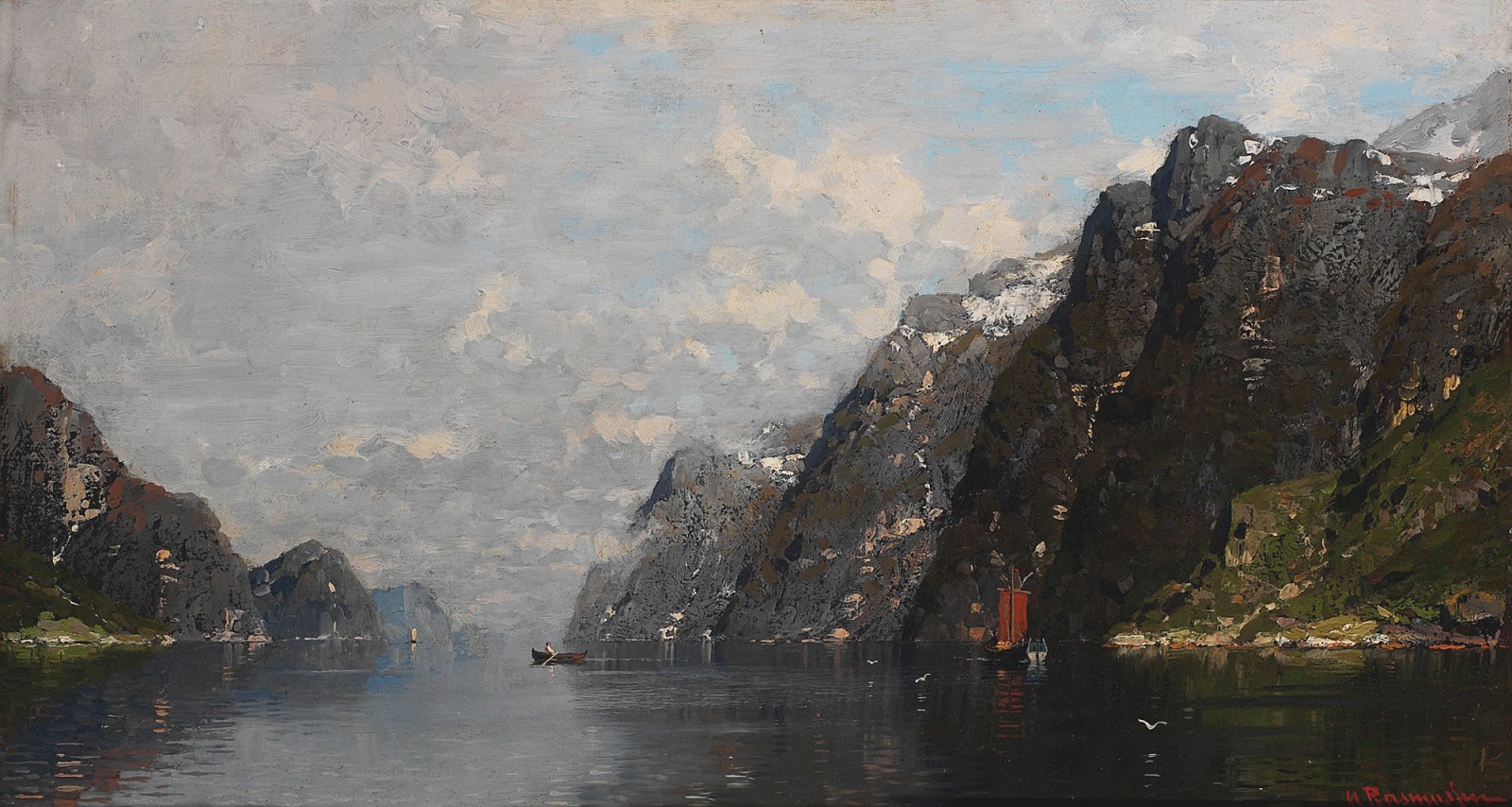 Georg Anton Rasmussen | Seascape painter | Tutt'Art@ | Pittura ...