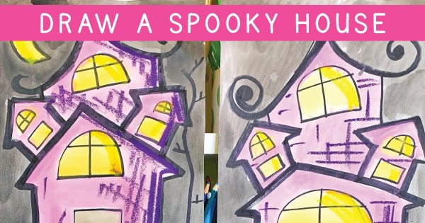 Blog Hoppin': A Spooky House Art Project