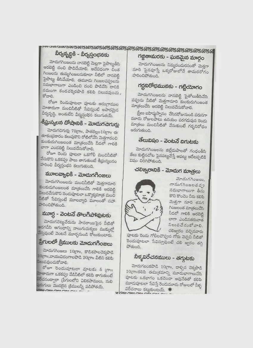 AYURVEDAM - ఆయుర్వేదం: MODUGA CHETTU - AYURVEDIC USES