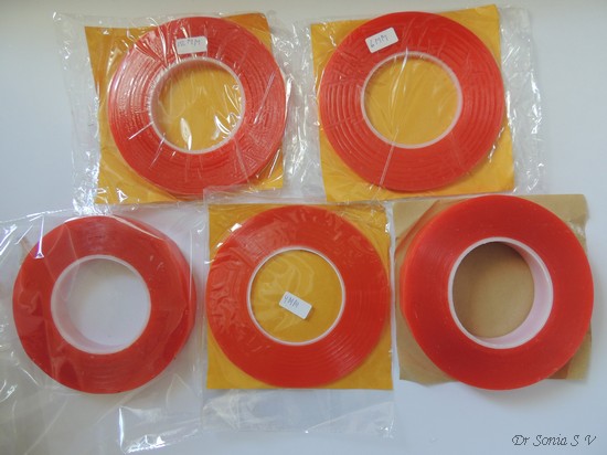 Crafters Corner : 12 Uses of Red Tacky Tape