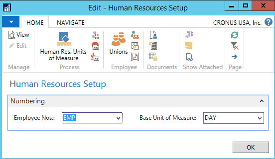 Microsoft Dynamics NAV простыми словами: Resources Setup, Human ...