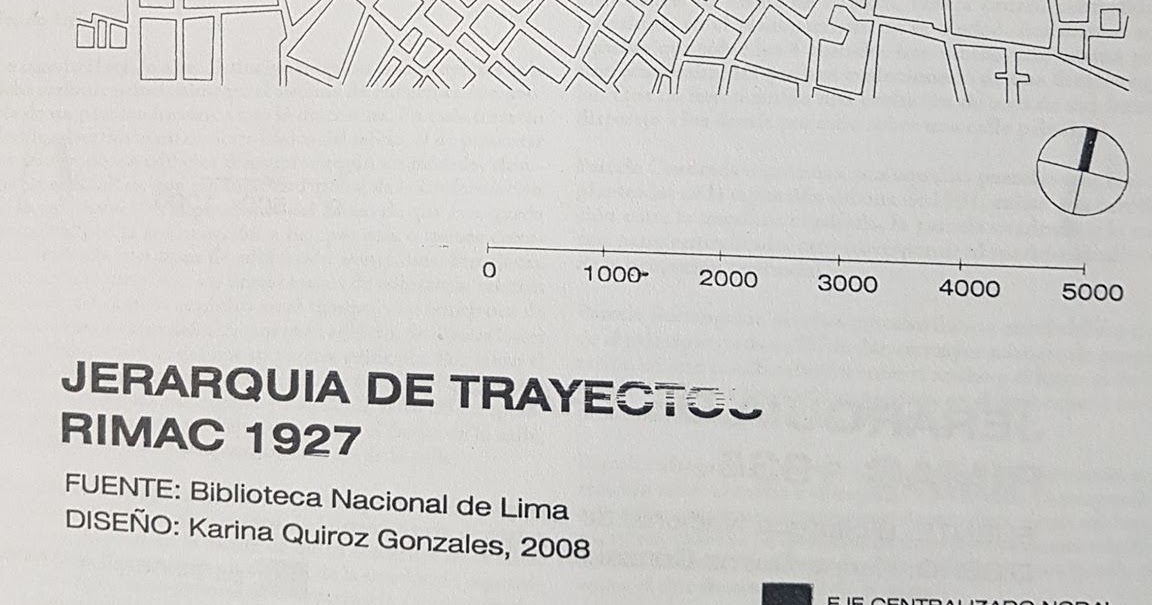 PLANOS DEL DISTRITO DEL RIMAC: MAPA RIMAC 1927