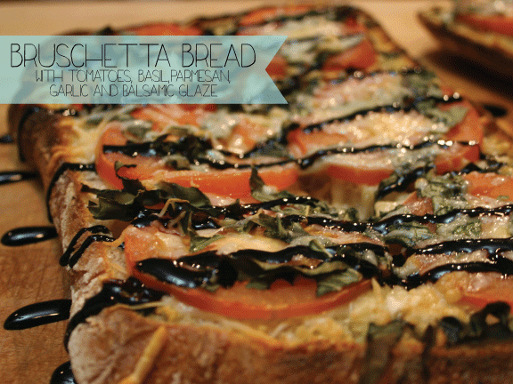 Just A Darling Life: Bruschetta Bread: Tomatoes, Basil, Parmesan ...