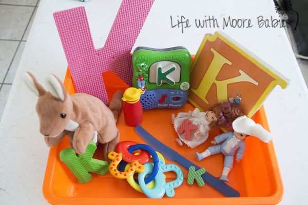 How to Make a Letter K Sensory Bin - Life with Moore Babies