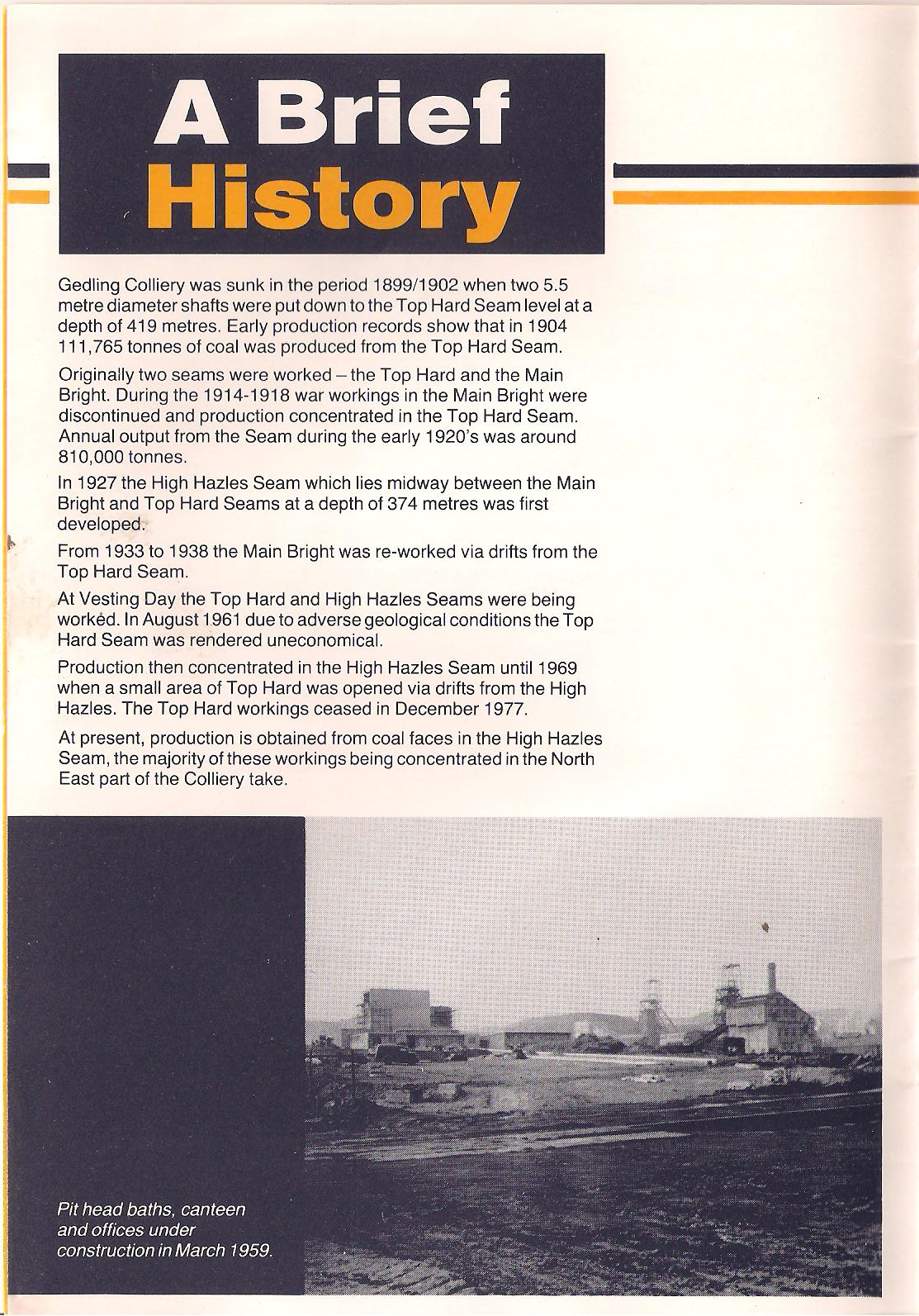 The Megalomaniac Bore: Gedling Colliery (14th June 1986)