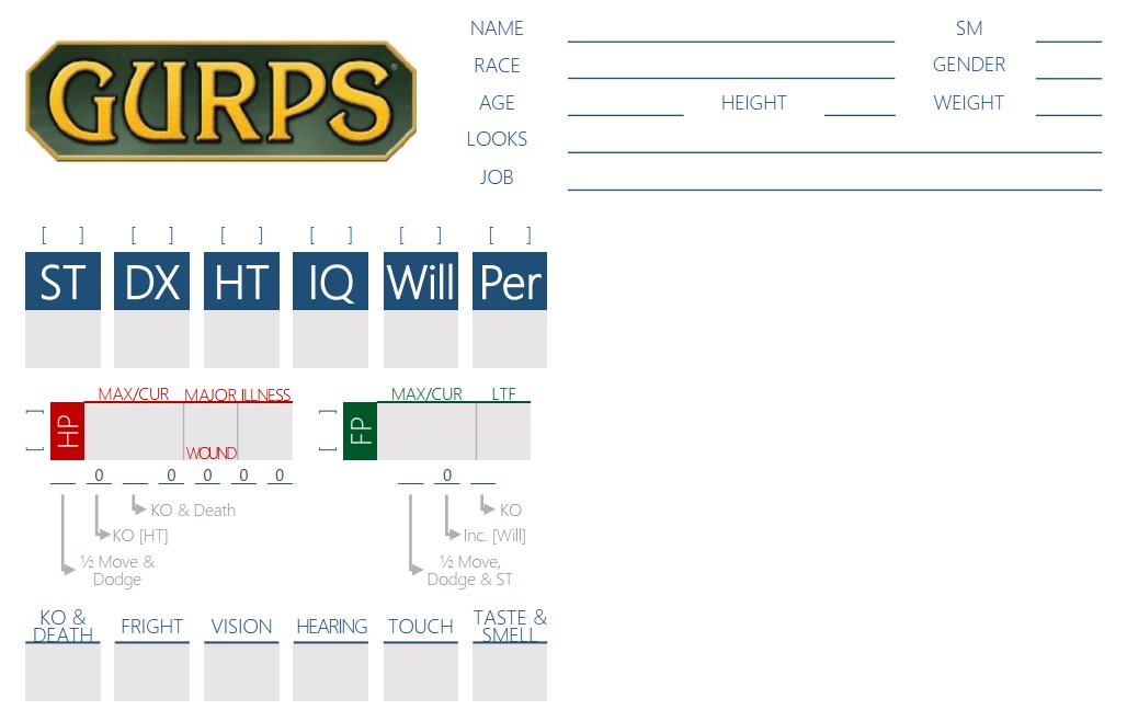 To help you play: Grayscale's Custom GURPS Character Sheet v1.51