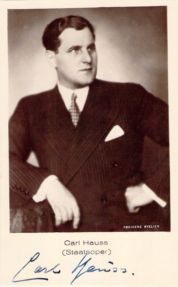 Vor 120 Jahren geboren: Karl Hauß (auch: Carl Hauss) - SCHELLACKSCHÄTZE ...