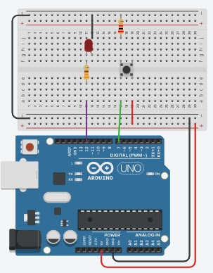 Arduino Part 3. Tombol ON - OFF LED - ELEKTRONIKA HENDRY