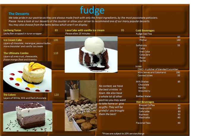 THE PICKIEST EATER IN THE WORLD: WHEN IN CEBU: FUDGE RESTAURANT!!