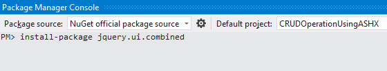 Rohit Kesharwani: CRUD Operation using JQuery and Http handler (.ashx ... Rohit Kesharwani: CRUD Operation using JQuery and Http handler (.ashx ...