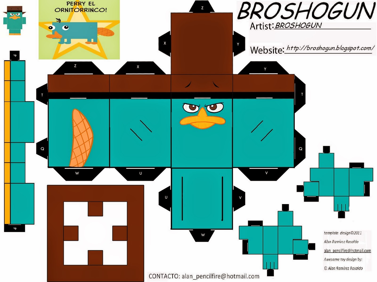 Paper craft México: cube craft