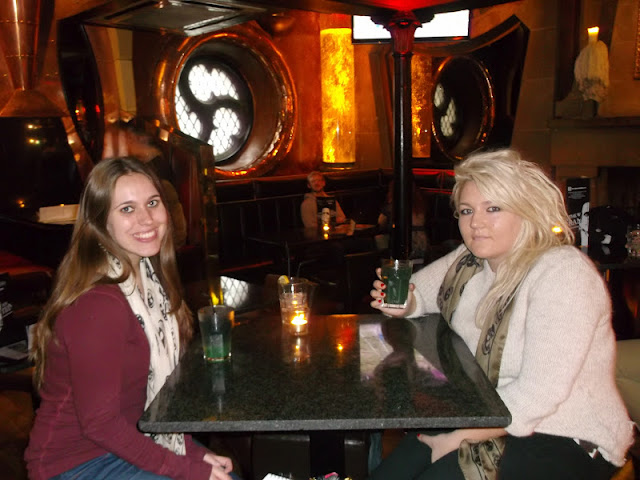 Kate and Chelsie: Frankenstein Bar, Edinburgh