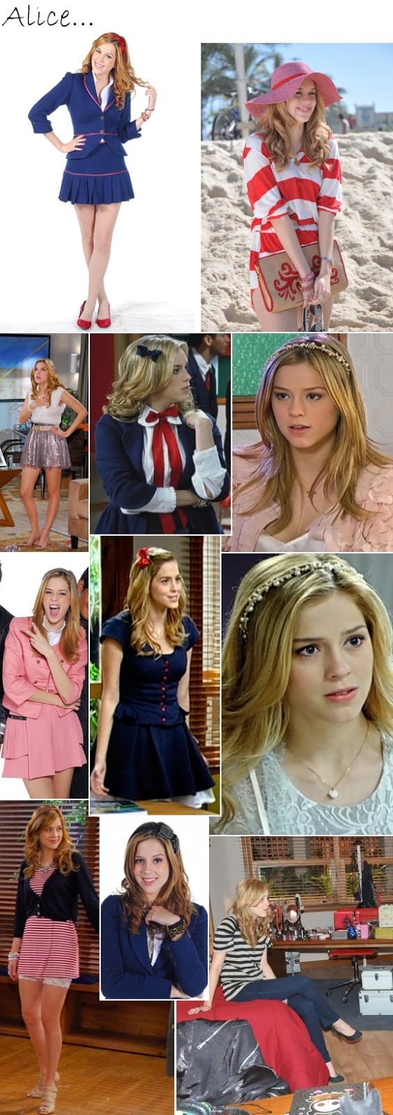 The Fairy Tale: Guia de Estilo : Alice, de Rebelde Brasil