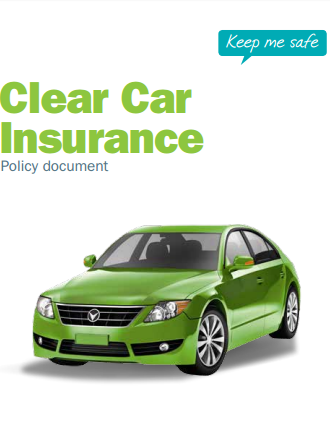 Clear Car Insurance Policy document