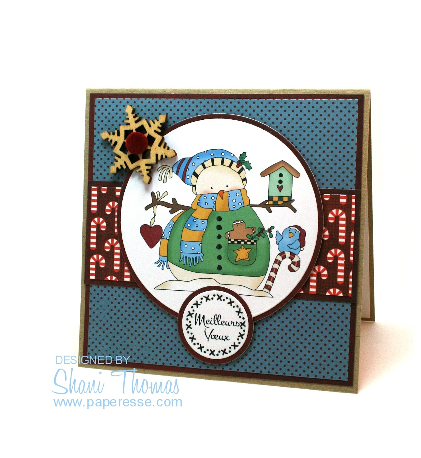 Christmas Card Advent Calendar #3 – Little Snow Guys Christmas card ...