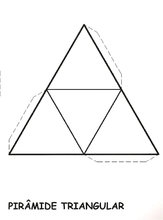 PIRÂMIDE TRIANGULAR PARA IMPRIMIR - IMAGENS AMPLIADAS